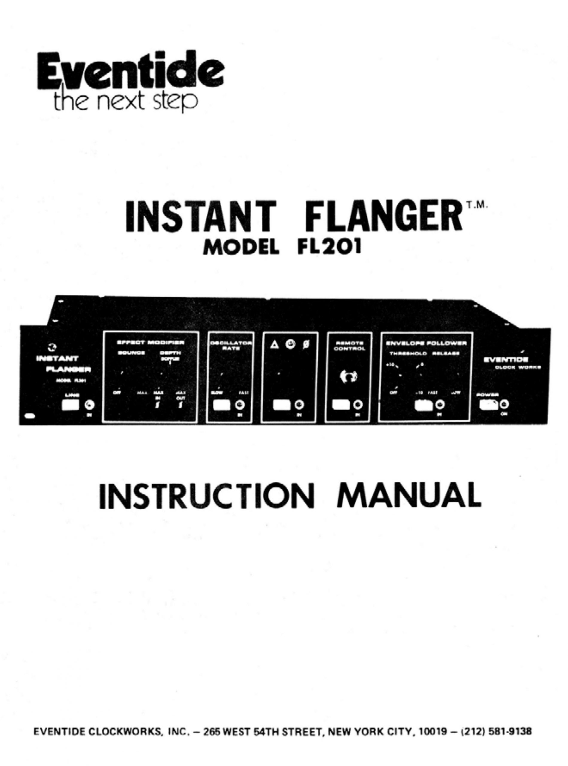 FL 201 Instant Flanger - Eventide Audio