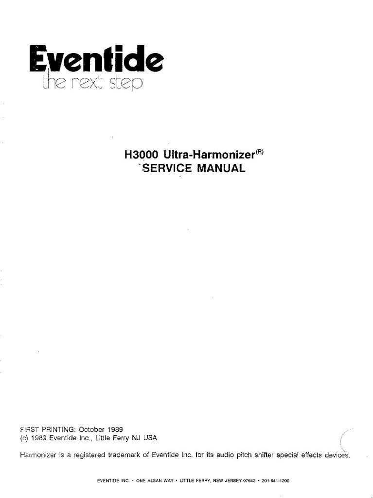 H3000 - Eventide Audio