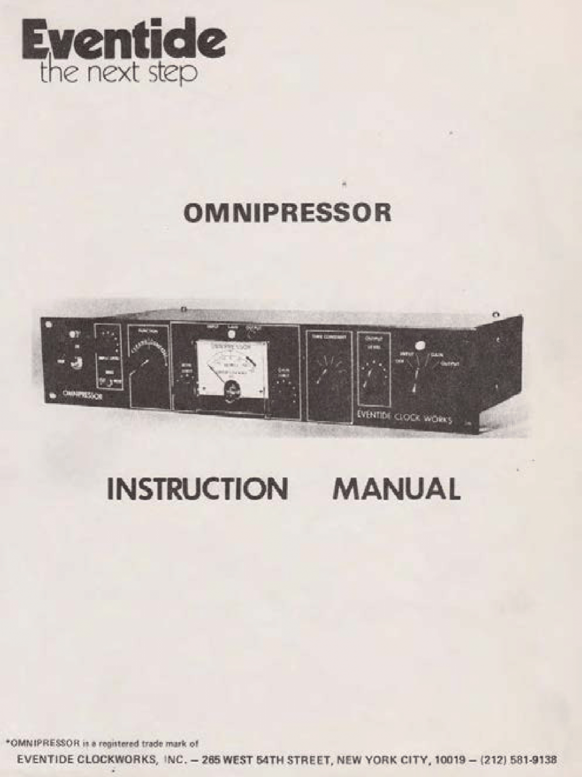 Omnipressor Rackmount - Eventide Audio