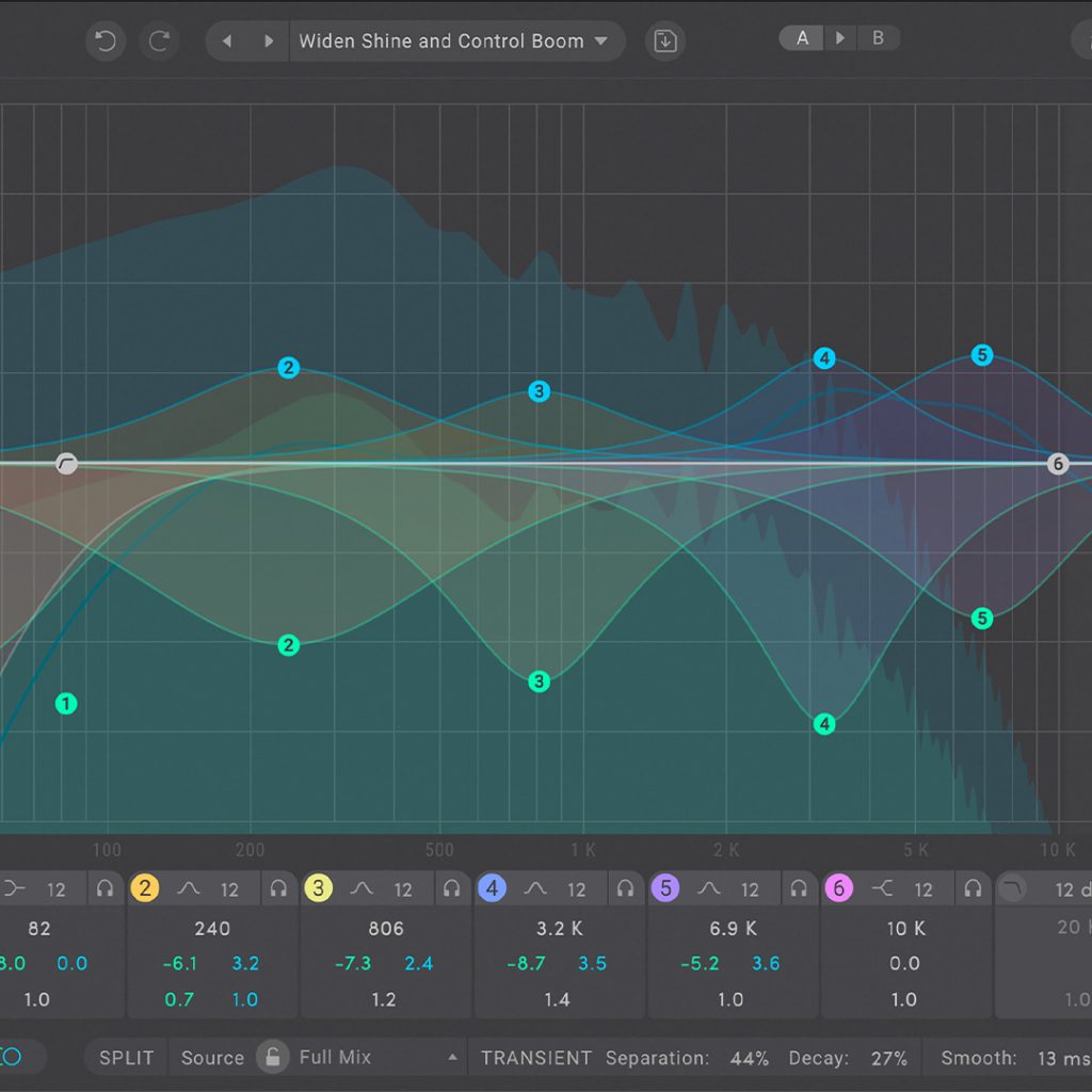 SplitEQ | Transient / Tonal Equalizer VST Plug-in | Eventide Audio