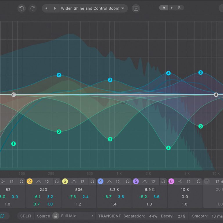 SplitEQ | Transient / Tonal Equalizer VST Plug-in | Eventide Audio