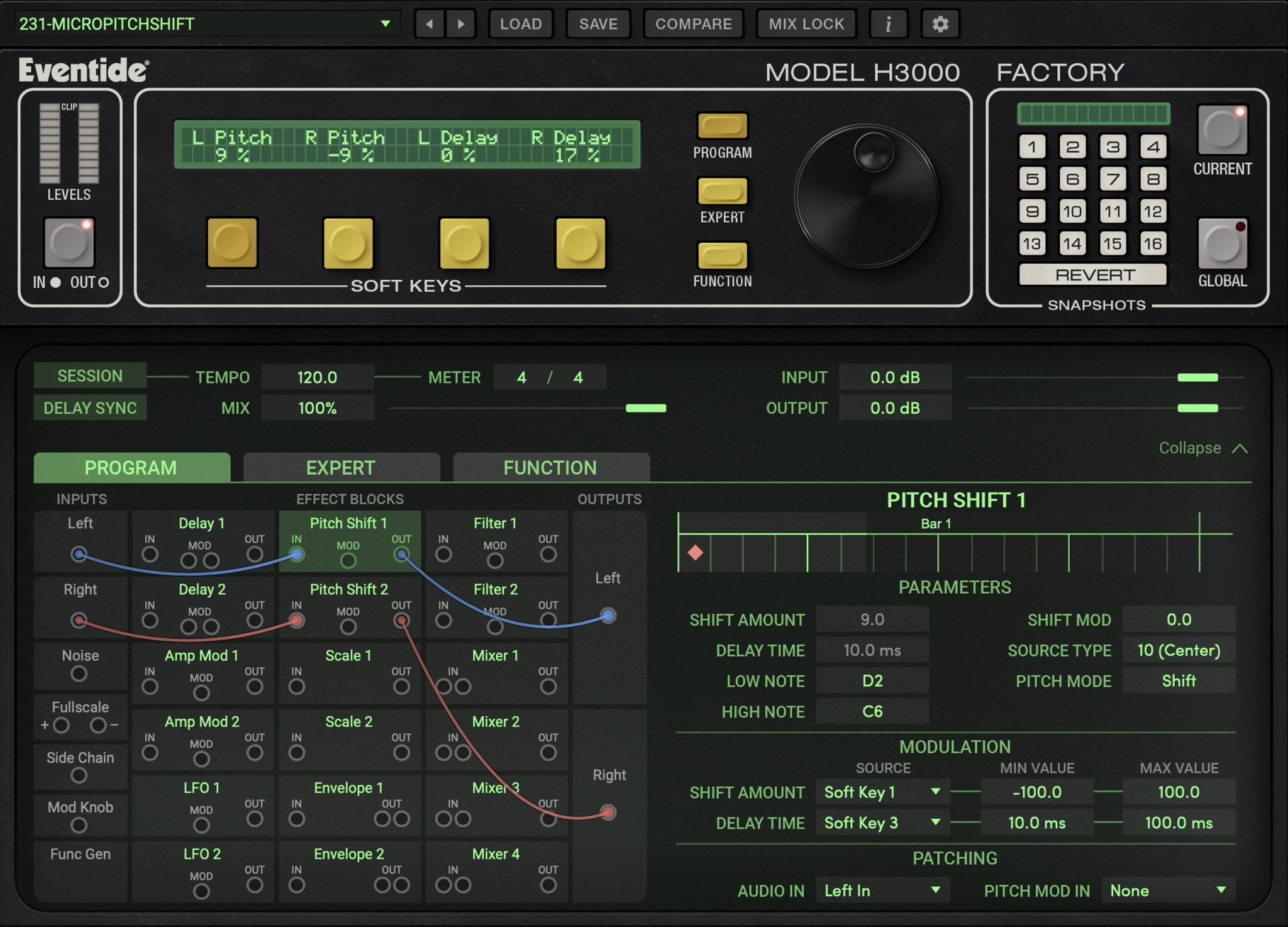 H3000 Factory Mk II Harmonizer® VST Plug-in | Eventide Audio