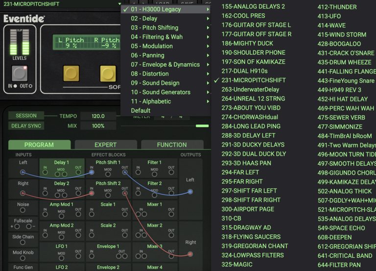 H3000 Factory Mk II Harmonizer® VST Plug-in | Eventide Audio